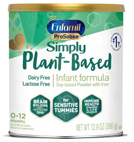 Enfamil ProSobee Plant-Based Soy Infant- 12.9 oz (Case of 6) – Baby's ...
