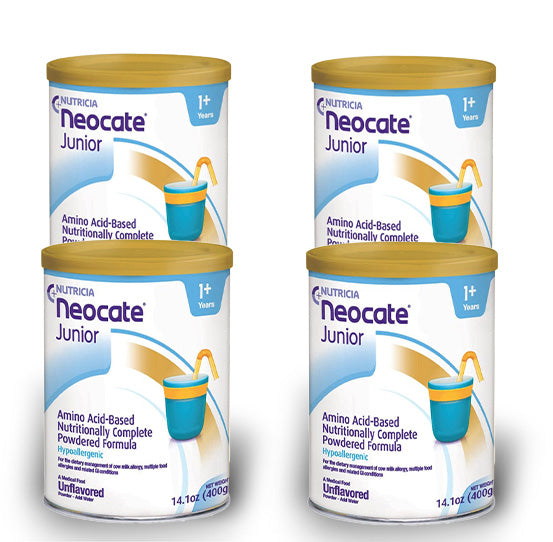 Neocate Junior Unflavored, 14.1 oz (Pack of 4) – Baby's Variety