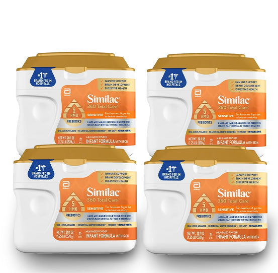 Similac 360 Total Care Sensitive Infant Power 4-20.1 OZ, (Case Of 4 ...